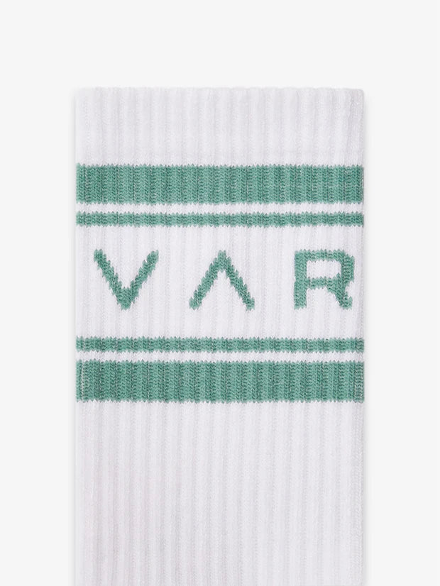 Astley Socks White / Cool Sage | Varley | Hamilton Hatt