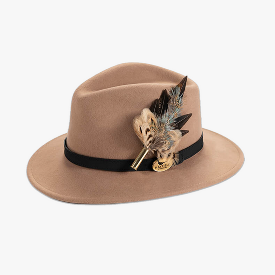 Hayfield England Fedora Camel – Hamilton Hatt